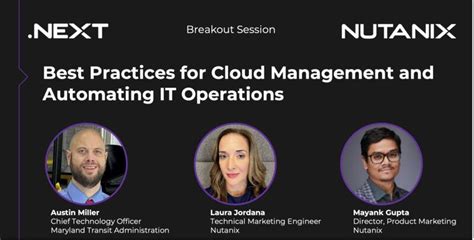 Laura Jordana On Linkedin Cloudmanagement Itops Aiops Automation Nextconf Nutanix