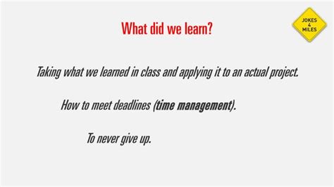 Jokes4miles Joke Database Ppt