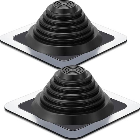 Yaocom Pipe Diameter Roof Flashing Square Base 8 X 8 Flexible Epdm