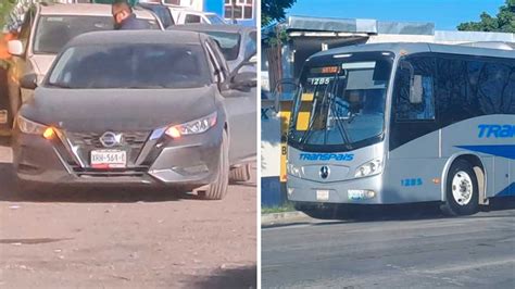 Paraliza Tráfico Choque De Autobús