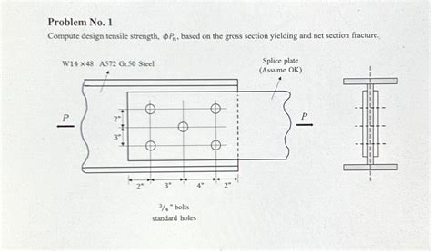 Solved Problem No 1compute Design Tensile Strength φpn