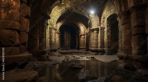 Underground Crypt In A Roman Temple Holding Ancient Rulers Remains