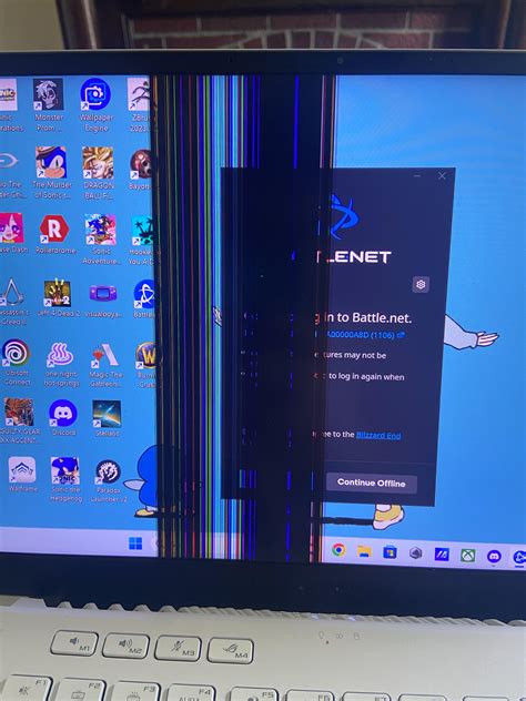 Does Anyone Know What Couldve Caused This Screen Glitch R Asus