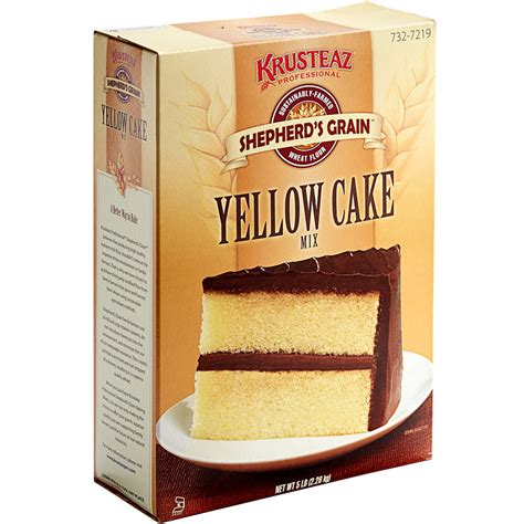 Krusteaz Professional Shepherd S Grain 5 Lb Yellow Cake Mix 6 Case