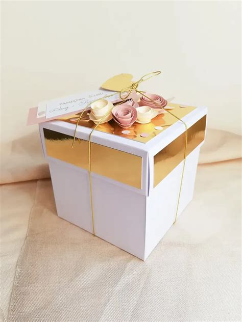 Exploding box ślubny ORO fabrykamalegodizajnu pl