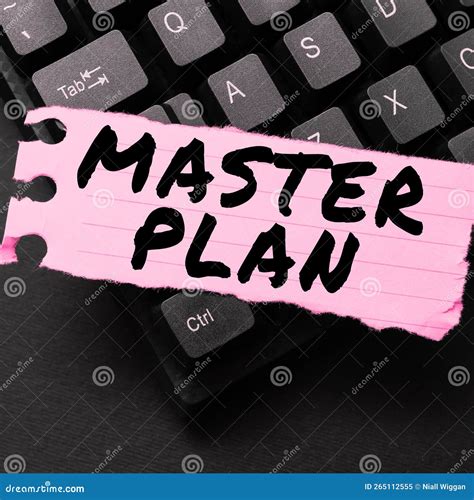 Text Caption Presenting Master Plan Business Approach Dynamic Long