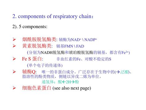 PPT 第五章 生物氧化 PowerPoint Presentation free download ID 4541791