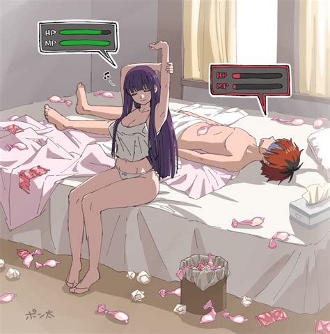 Rule 34 1boy Absurdres After Sex Bedroom Breasts Camisole Cheek Pull