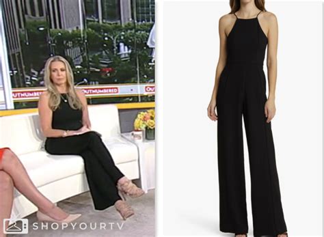 Outnumbered July 2024 Cheryl Casones Black Jumpsuit Shop Your Tv