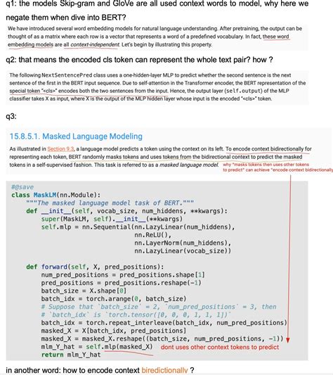 来自transformers的双向编码器表示（bert） 14 By Jhlam Pytorch D2l Discussion