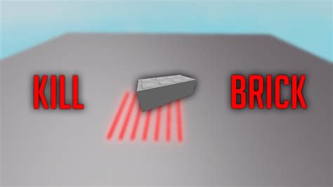 Outdatedhow To Make An Kill Brick Roblox Studio Youtube