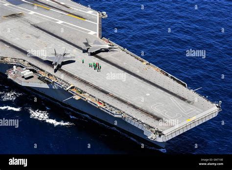 Us Navy F 35c Lightning Ii Carrier Variant Stealth Fighter Aircraft On