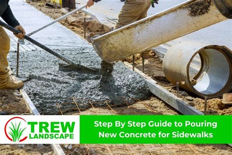 Step By Step Guide To Pouring New Concrete For Sidewalks Trew