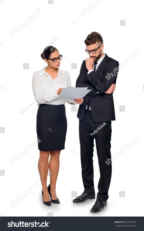 Man Collecting Data Isolated Over Royalty Free Licensable Stock Photos Shutterstock