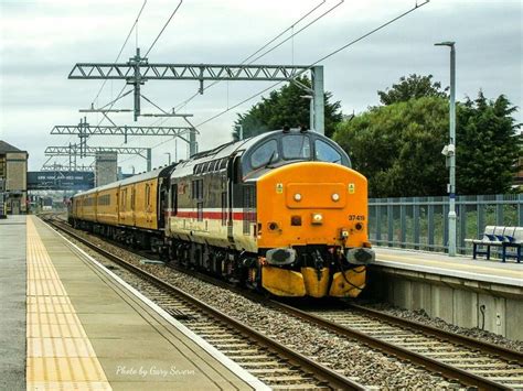 Class 37419 Thunders Through Kirkham And Wesham Friday 11th September