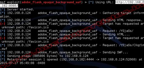 Exploit Remote Pc Using Adobe Flash Opaque Background Use After Free