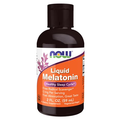 Now Foods Liquid Melatonin 3 Mg 2 Fl Oz Rihhaiotb Stores