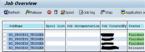 How To Change BW Process Chain Background Serv SAP Community