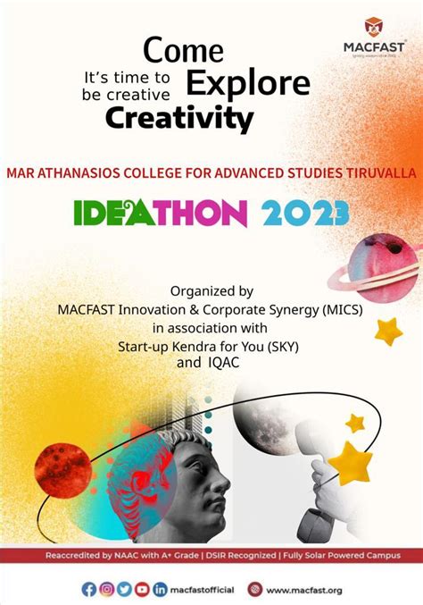 Ideathon 2023 Share Your Innovative Ideas Macfast