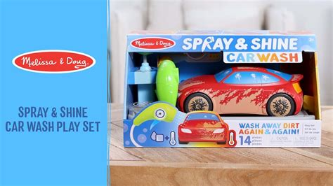 Spray And Shine Car Wash Play Set