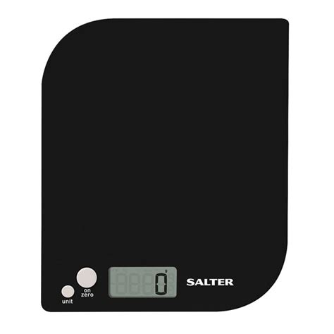 Salter Leaf Electronic Kitchen Scale 5kg Black Rapid Online