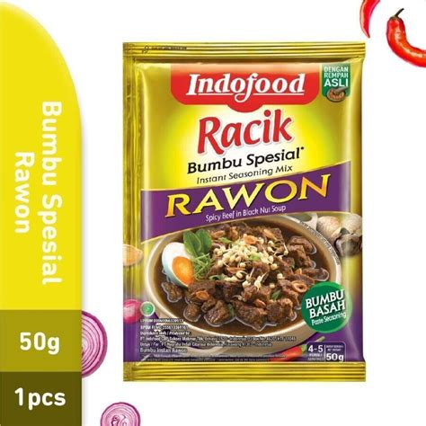 Indofood Instant Seasoning Mix Paste Rawon 12 X 50g Halal Food Australia