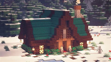 10 Cool Winter Cabin In Minecraft Tbm Thebestmods