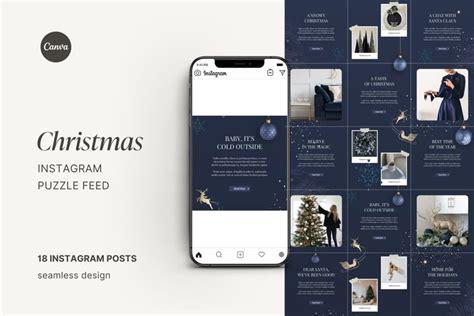 Instagram Puzzle Template Instagram Feed