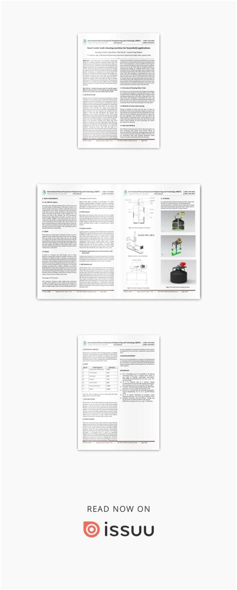 IRJET Smart Water Tank Cleaning Machine For Household Applications