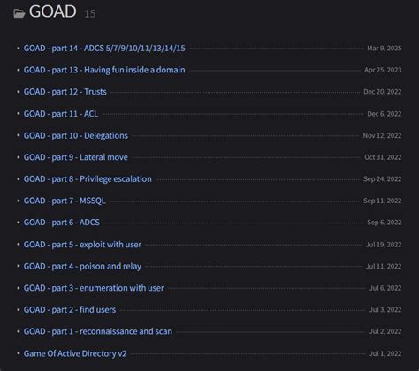 Proxmox Lab Game Of Active Directory Attacking Goad