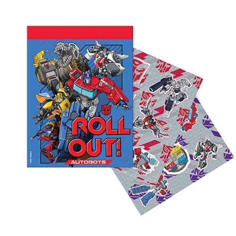 Transformers Bojanka S Naljepnicama I Markerima Tomatshop