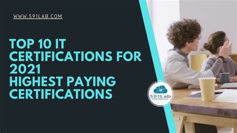 Top 10 It Certifications For 2021 Highest Paying Certifications Ppt