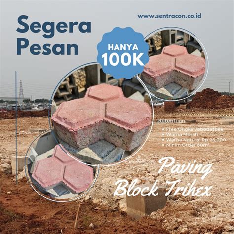 4 Macam Ukuran Paving Block Terbaik Yang Paling Banyak Dipakai Di