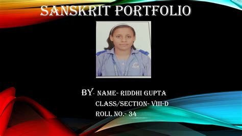 Sanskrit Flipbook By Riddhi Riddhi Gupta Page 1 7 Flip Pdf Online Pubhtml5