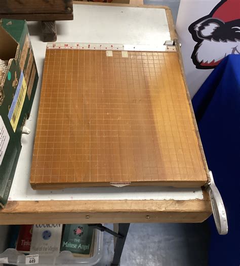 Ambassador Paper Cutter Trimmer Badgers Auctions