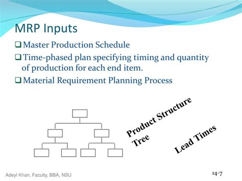 PPT Chapter MRP And ERP PowerPoint Presentation Free Download ID