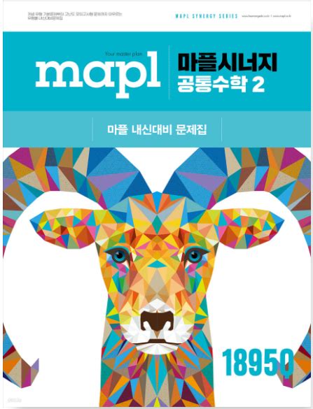 2025 마플 시너지 공통수학1 공통수학2 목차와 답지 다운로드