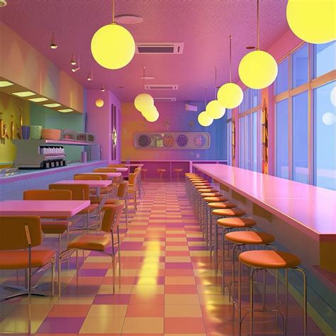 Premium Photo Caferteria