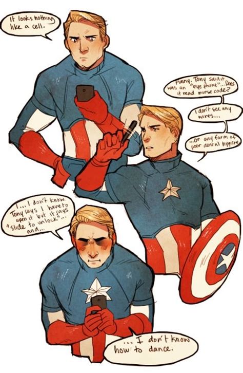 Captain America Doesn T Understand Your New Fangled Technology
