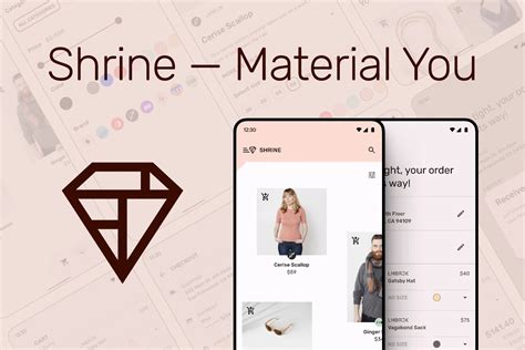Shrine Material You Free Figma Template For Uncategorized