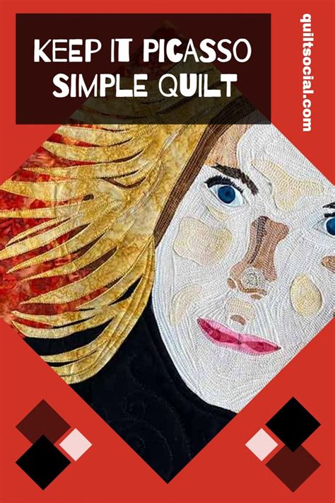 Keep It Picasso Simple Quilt Quilts Art Quilts Quilting Projects