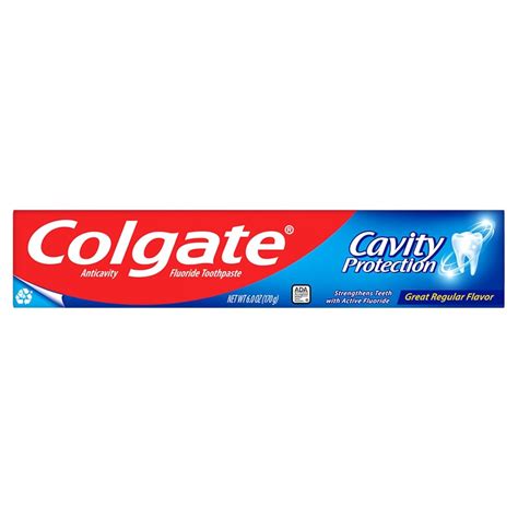 Colgate Cavity Protection Regular Fluoride Toothpaste White 6 Oz