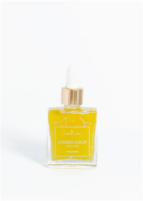 Green Gold Face Serum For Oily Skin Madre Luna Skin Care