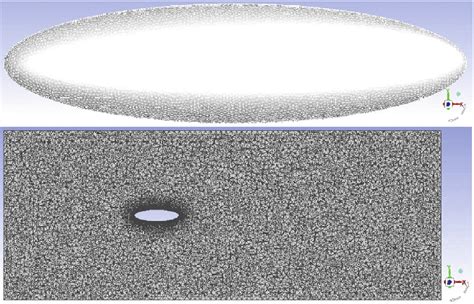 Numerical Mesh Around An Ellipsoid For Which Numerical Simulations Were