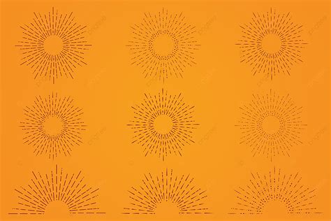추상적인 태양 광선 세트 벡터 햇살 햇살 배경 햇살 벡터 아트 배경 일러스트 및 사진 무료 다운로드 Pngtree