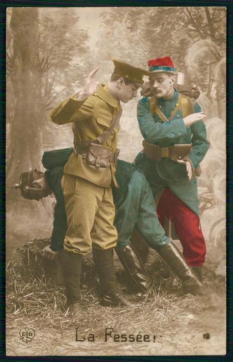 Spanking French Postcard From 1914 Rpropagandaposters