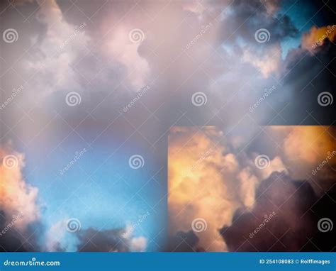 Colorful Abstract Clouds Stock Image Image Of Shapes