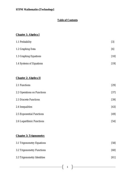 Stpm Mathematics [t] Mathematics T Stpm Thinkswap