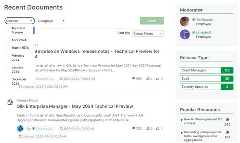 Release Notes Product Filter Qlik Community 2445431