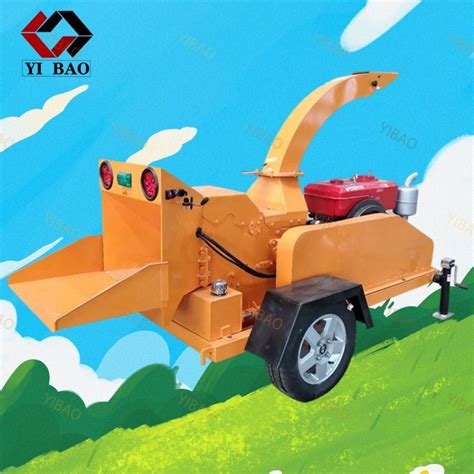 Wood Chipper Shredder Machine Branch Chipping Machine Wood Tree Cutting